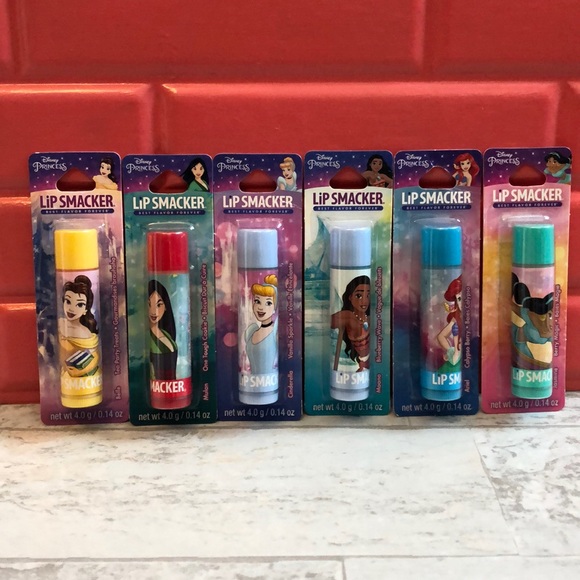 Disney | Bath, Skin & Hair | Disney Princess Lip Smacker Lip Balm 6 ...
